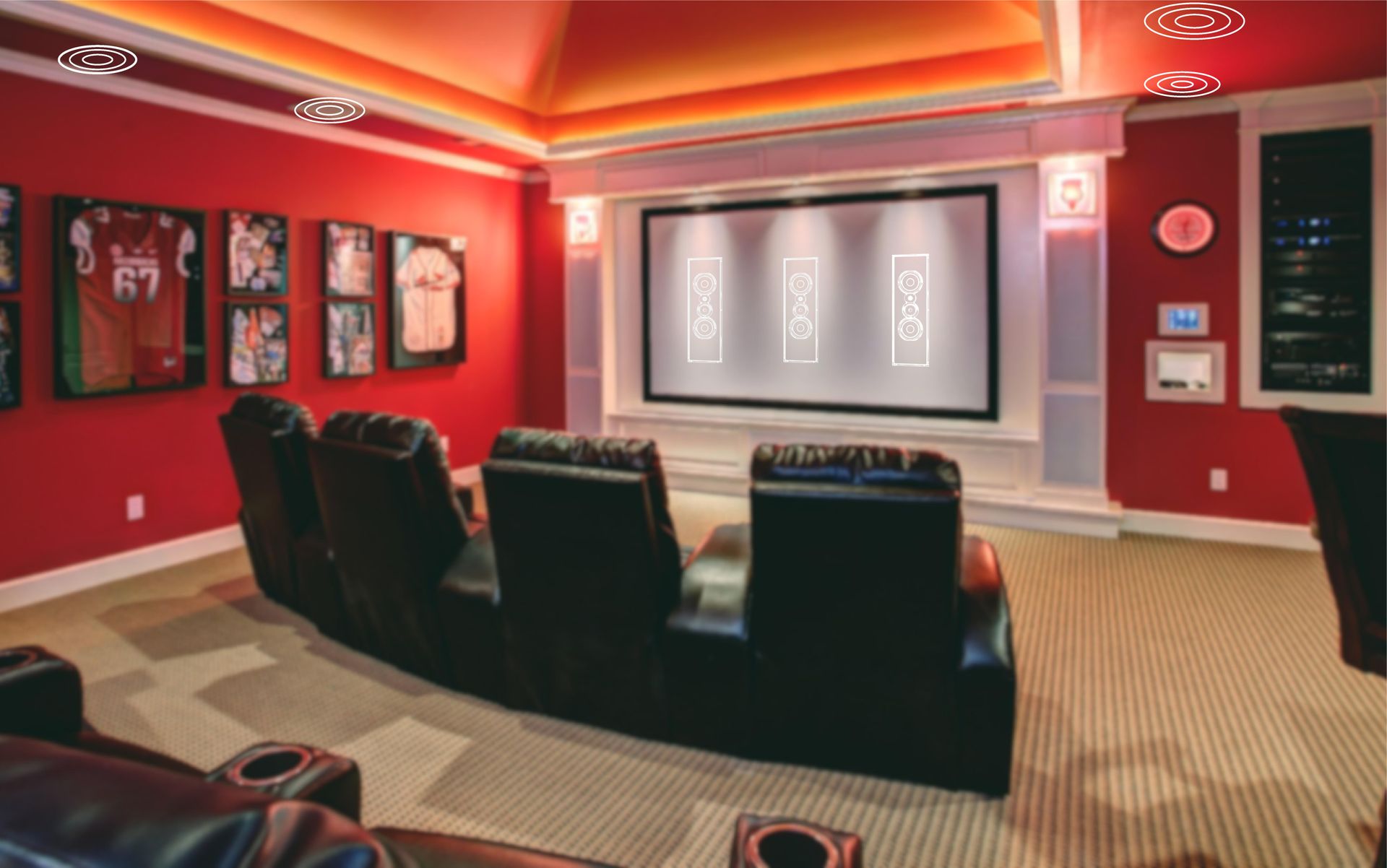 Custom Home Theatre I Surround Sound Speakers I Multi-room music I HAP
