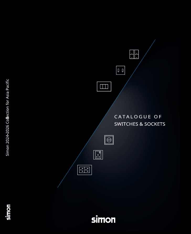 Simon Switches & Sockets Catalogue | Simon 2024-2026 Collection
