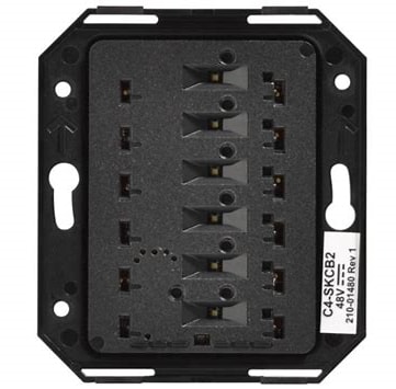 Control4® Square Wired Configurable Keypad V2 (Neutral) | HAP